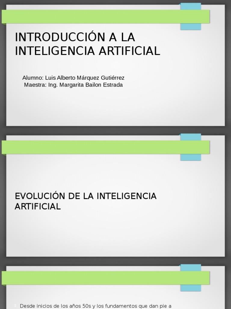 Introducción A La Inteligencia Artificial | Descargar gratis PDF ...