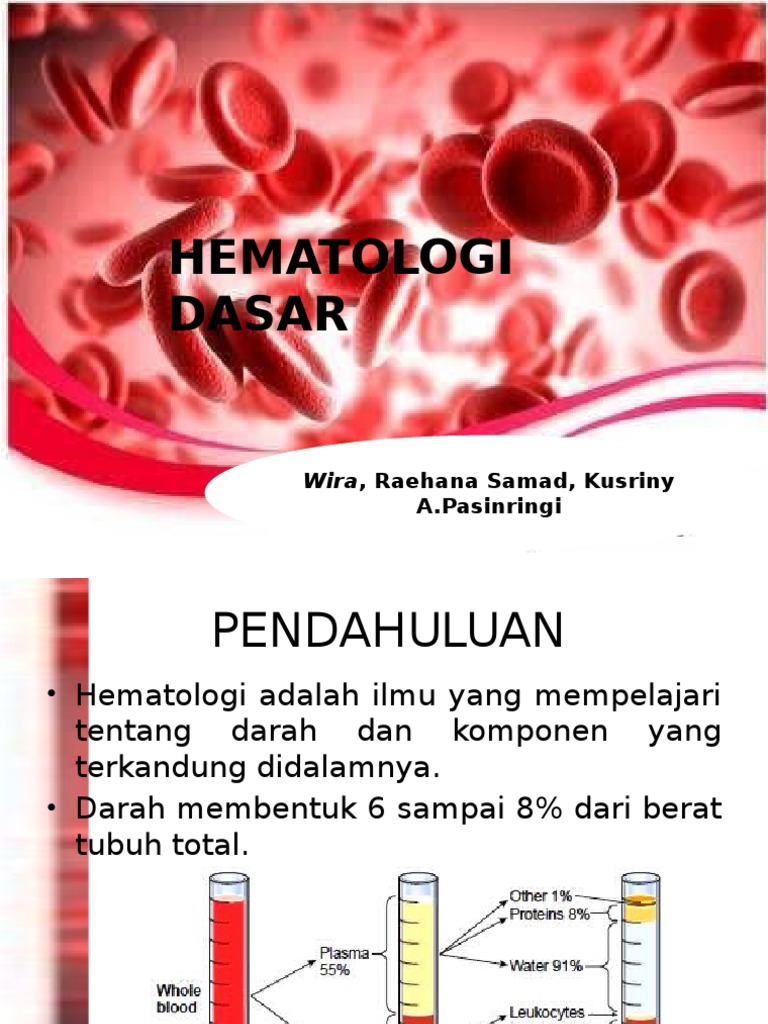 Hematologi Dasar | PDF