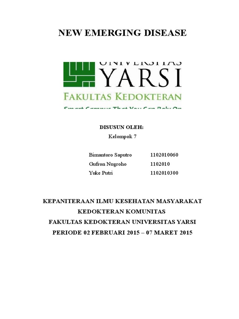 New Emerging Disease Pdf