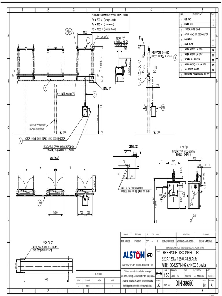 Alstom Disconnectors Overview | PDF | Technology & Engineering
