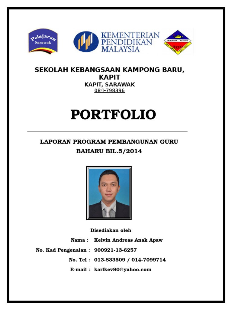 0 1 Format Kulit Luar Fail Folio PPGB | PDF
