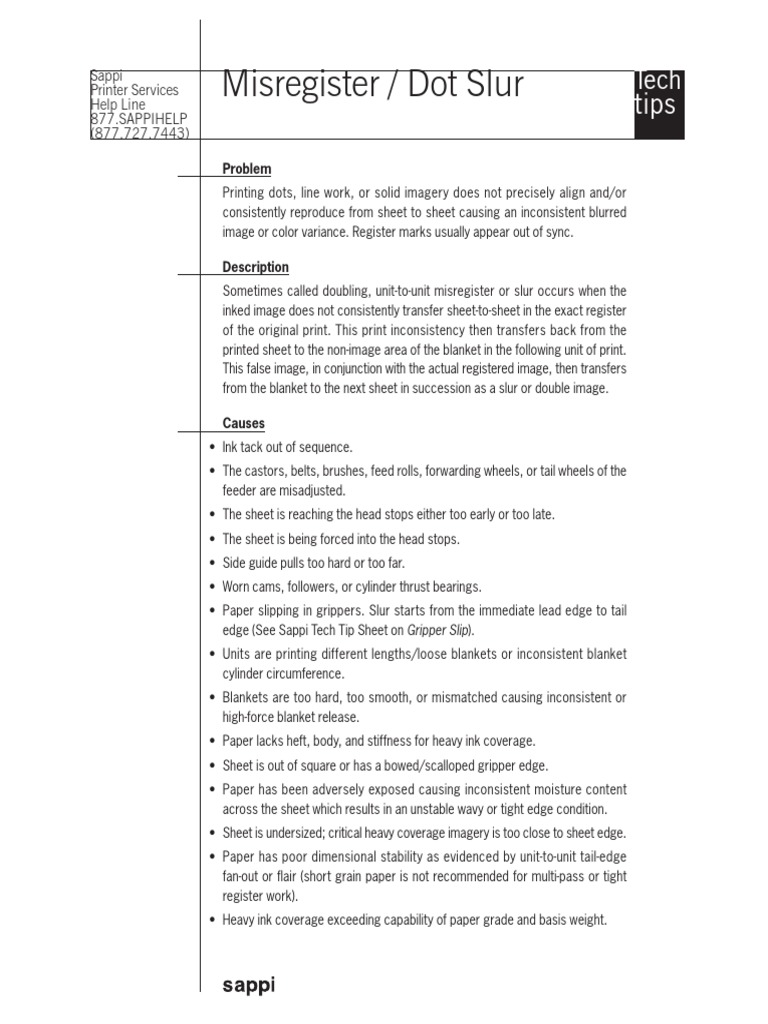 Misregistration in Printing Processes | PDF | Paper | Printing