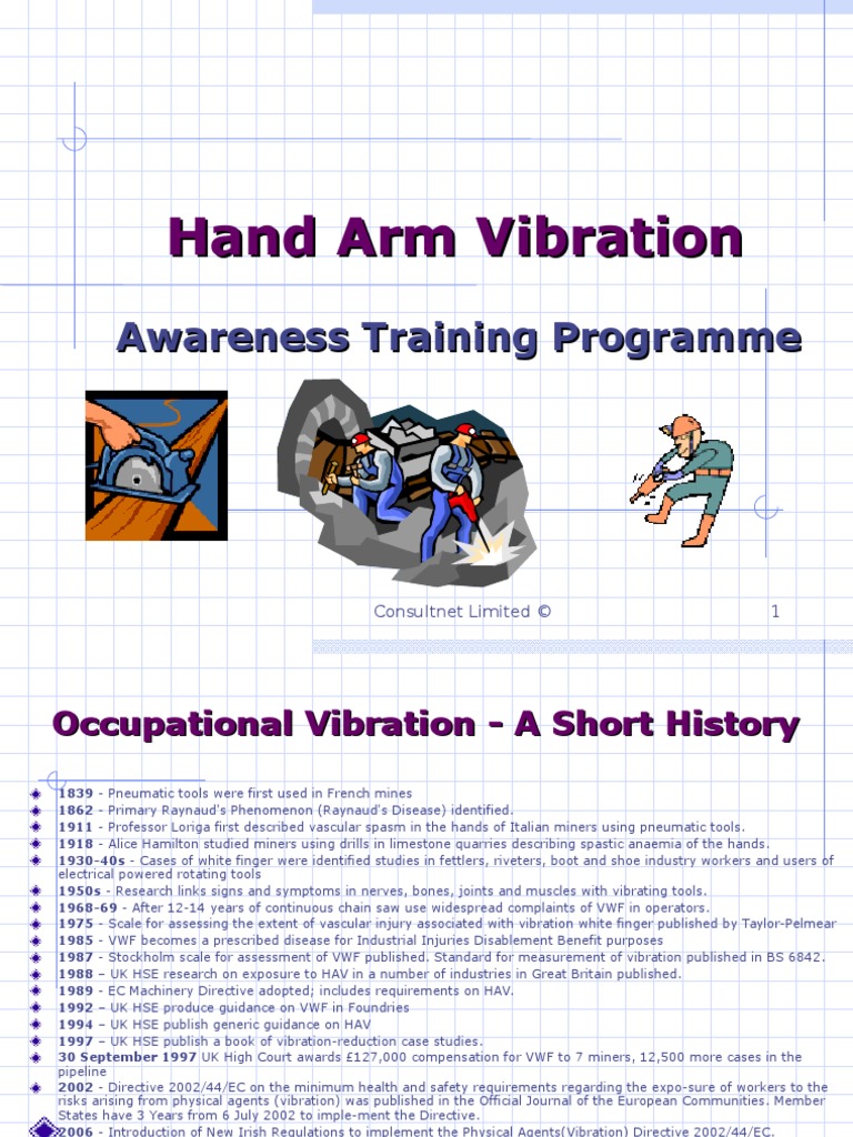 Hand Arm Vibration | PDF | Labour | Employment