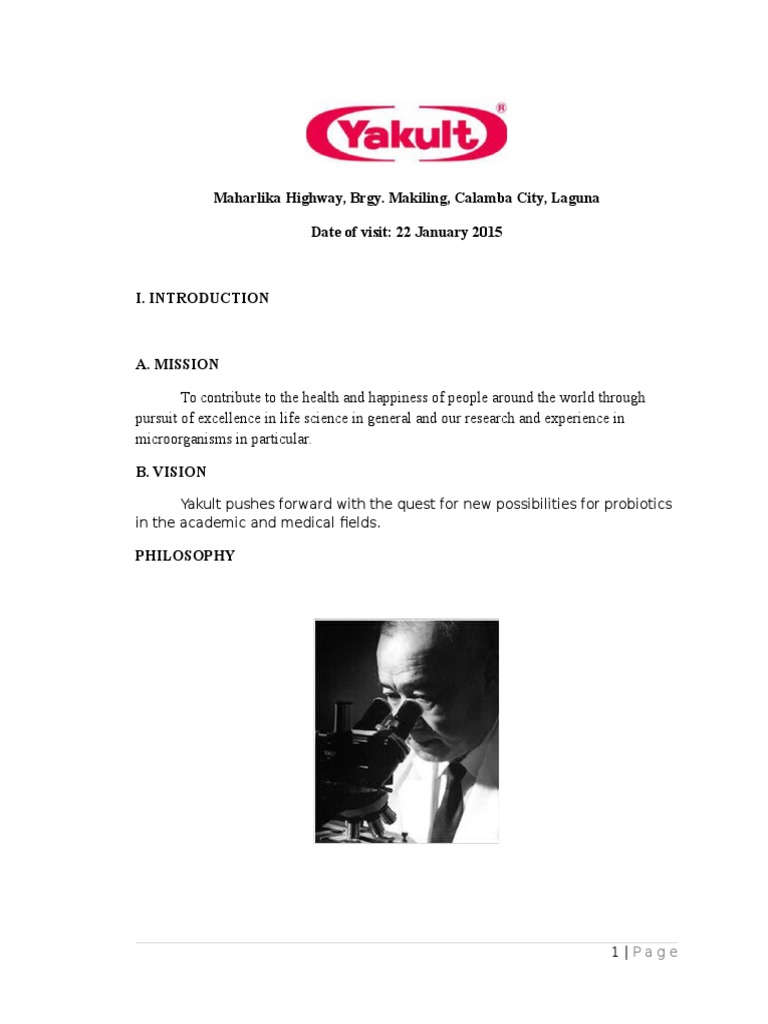 Yakult Final | PDF | Probiotic | Gut Flora
