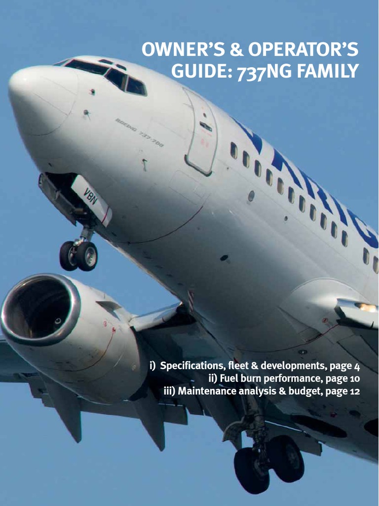 A Comprehensive Overview of the Boeing 737NG Family: Specifications ...