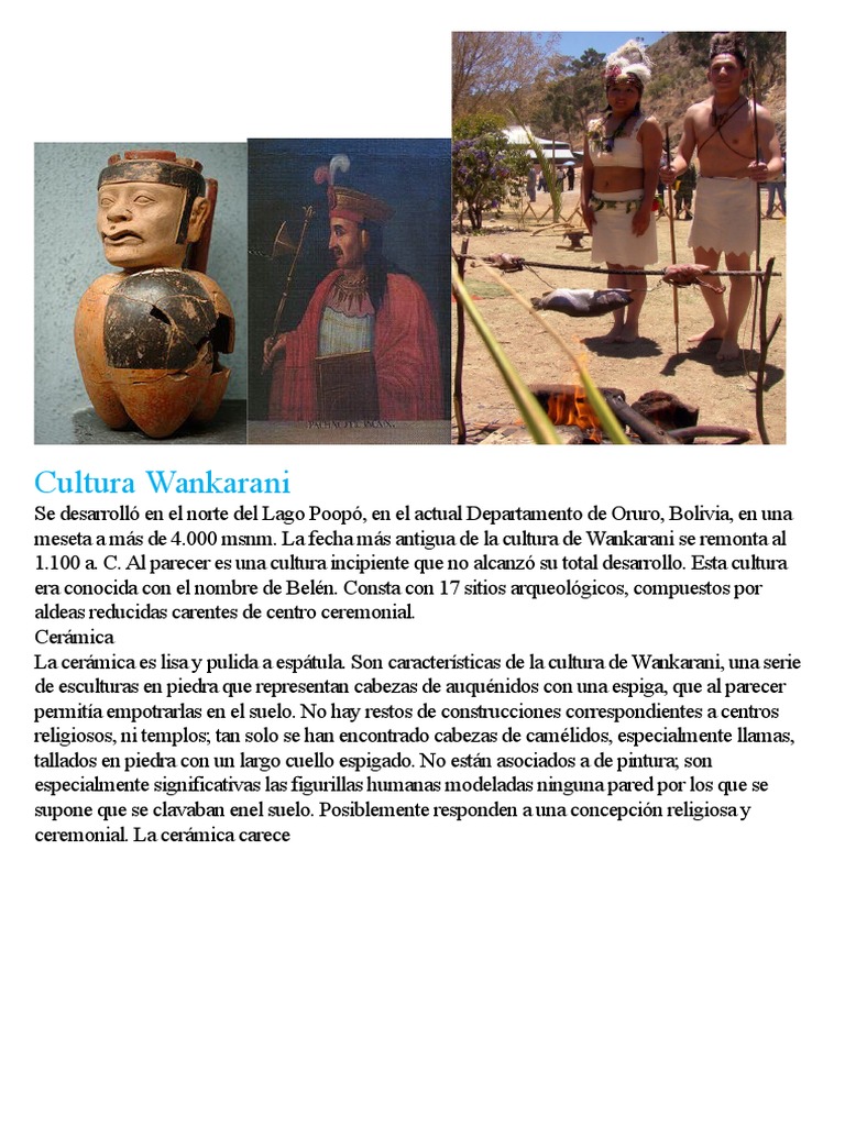 Cultura Wankarani | PDF | Ciencias sociales | Religión y espiritualidad