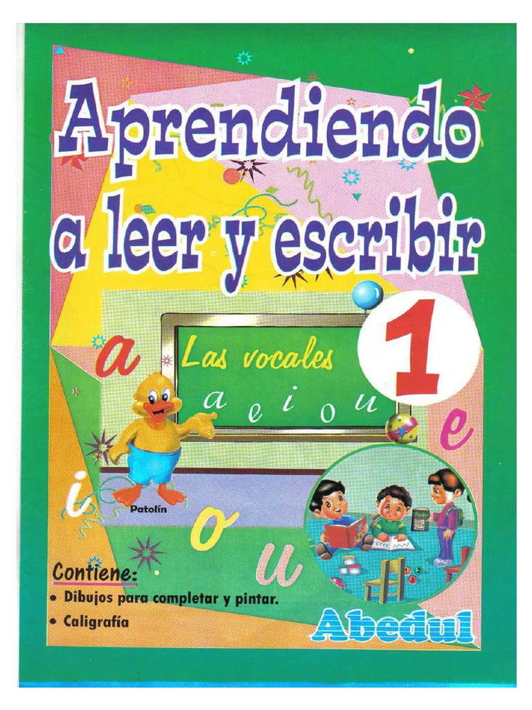 Aprendo A Leer y Escribir 01 | PDF