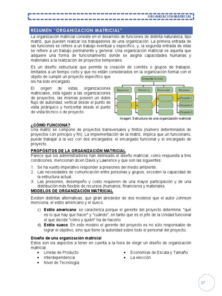 Organizacion Matricial | PDF | Matriz (Matemáticas) | Diseño