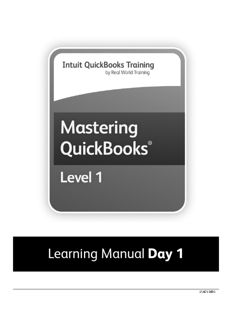 Quickbook Training 1 | PDF | Quick Books | Balance Sheet
