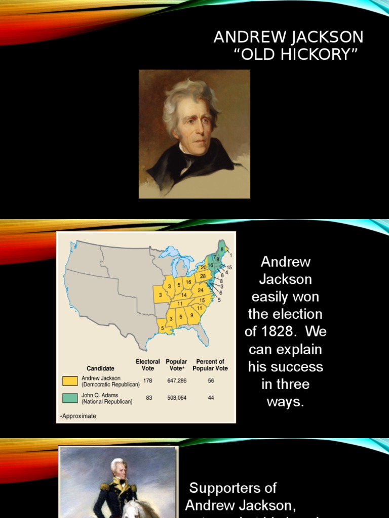 Andrew Jackson PP | PDF | Andrew Jackson | Democratic Party (United States)