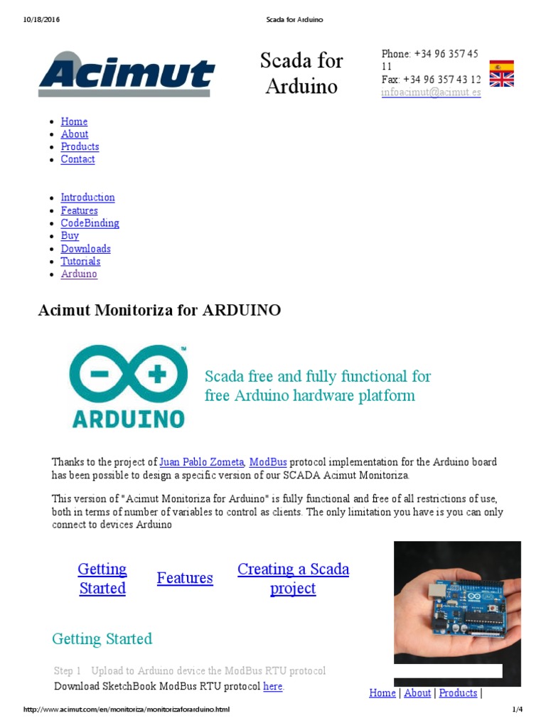 Scada For Arduino | PDF | Scada | Object (Computer Science)