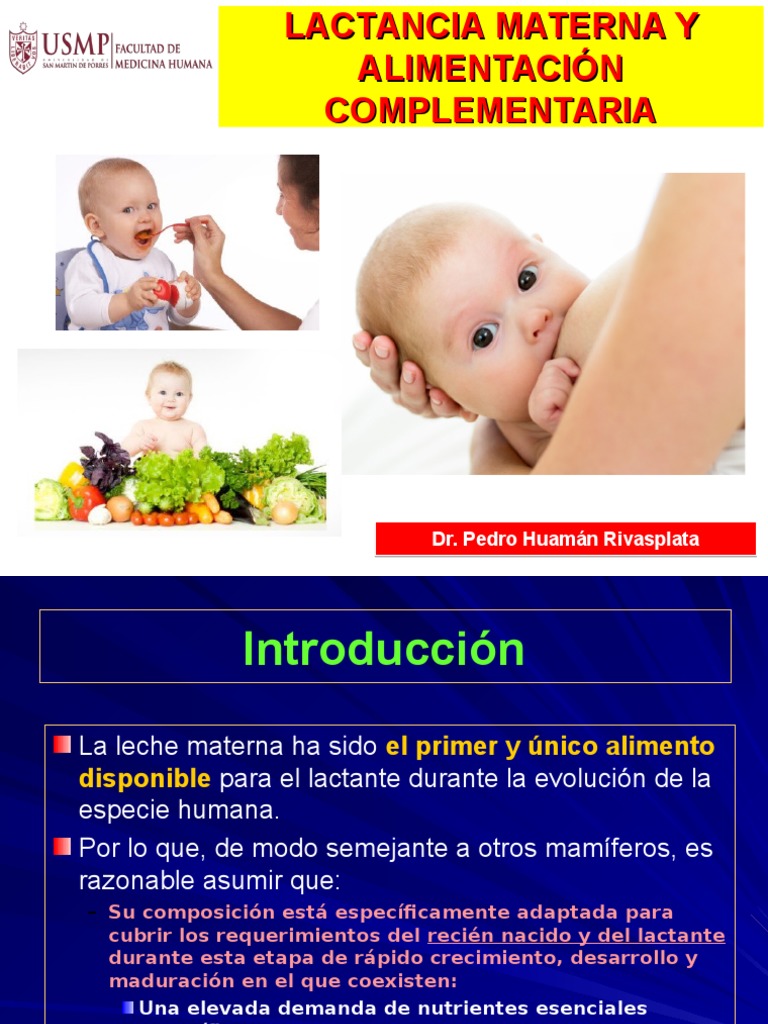 Nutrición Clínica - Lactancia Materna y Alimentación Complementaria ...