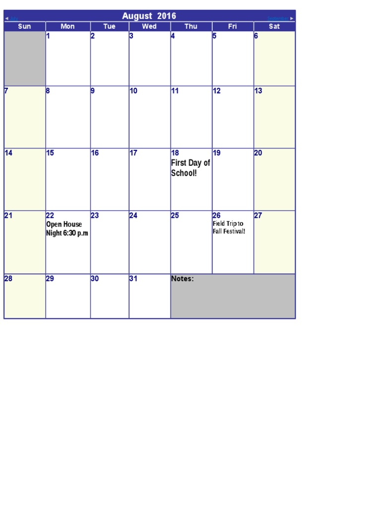 Calendar | PDF