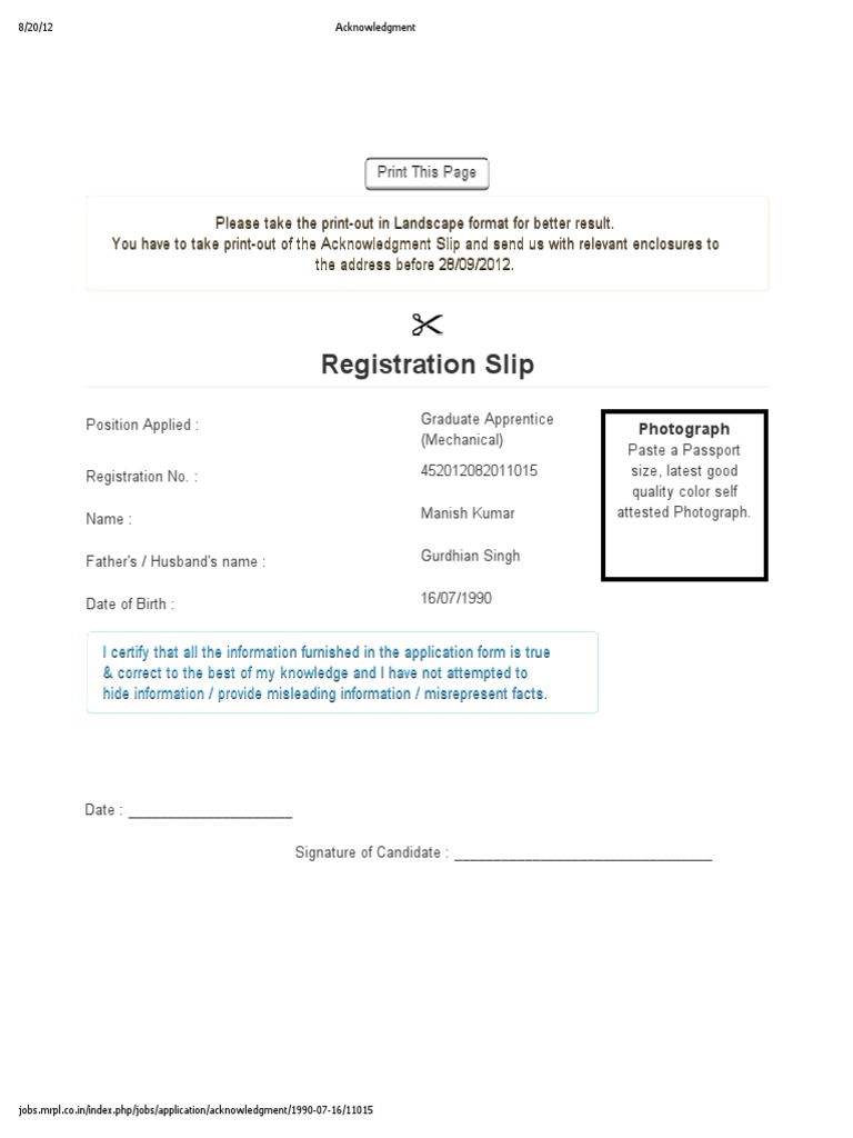 Acknowledgment | PDF | Business
