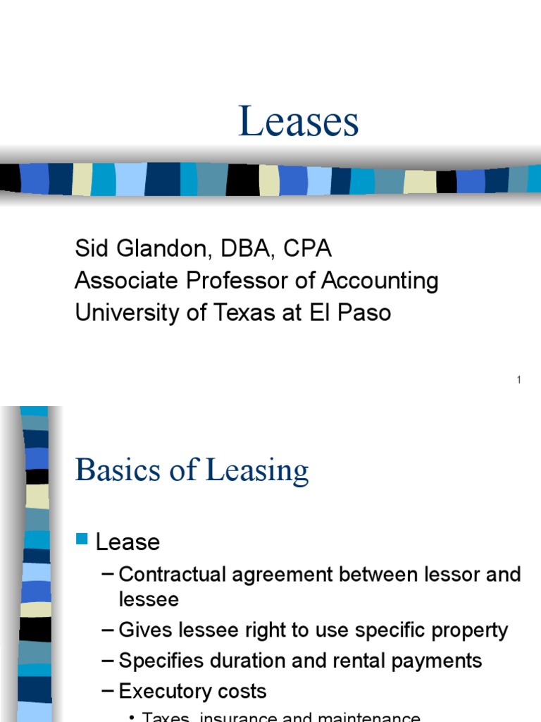 Lease Accounting | PDF | Lease | Debits And Credits