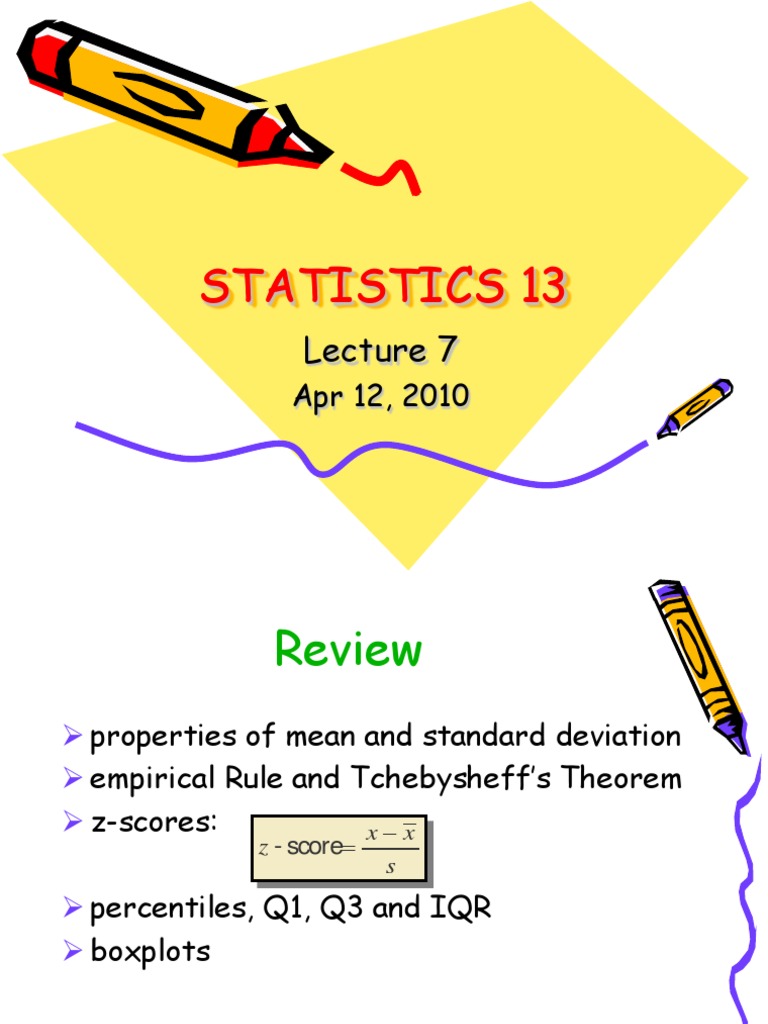 Lec 07 | PDF | Scatter Plot | Statistics