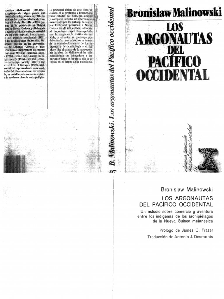 Los Argonautas Del Pacifico Occidental | PDF