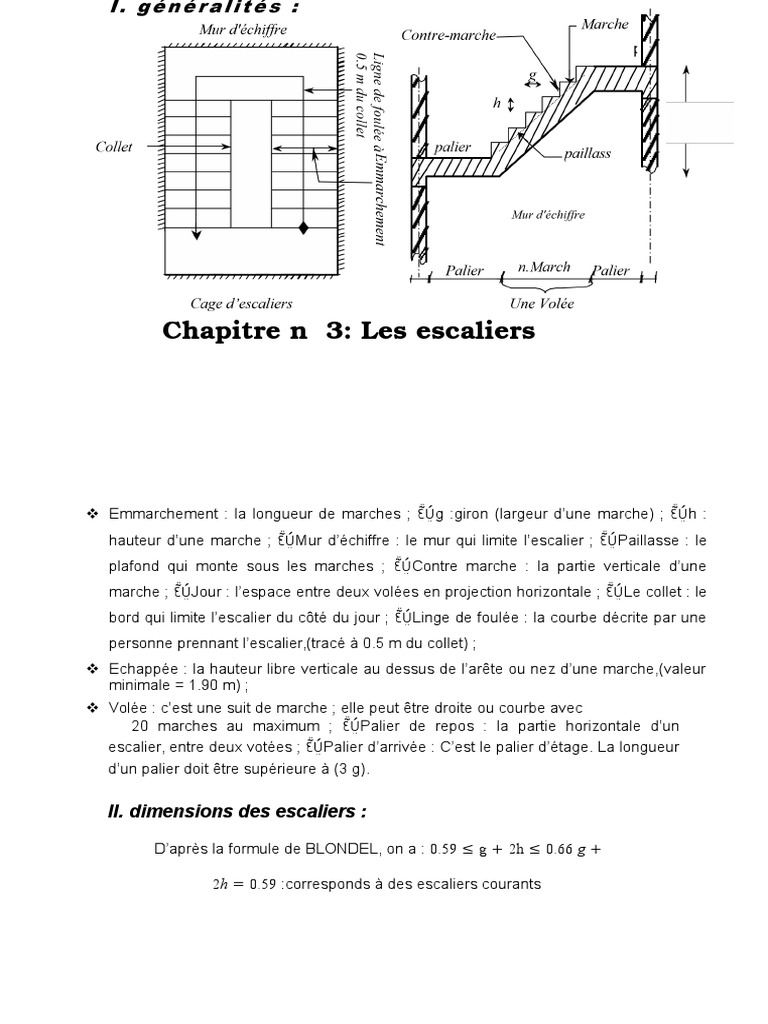 Chap3 Les Escaliers (Master) | PDF | Escaliers | Composant