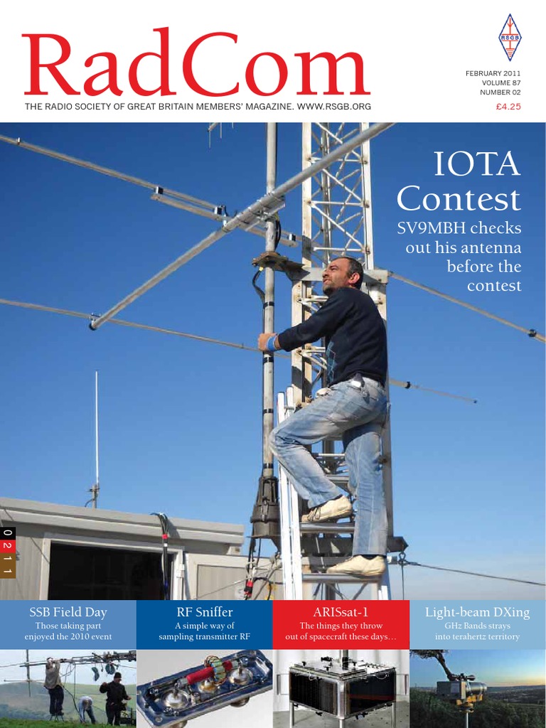 RSGB RadCom 2011 02 PDF | PDF | Amplifier | High Frequency