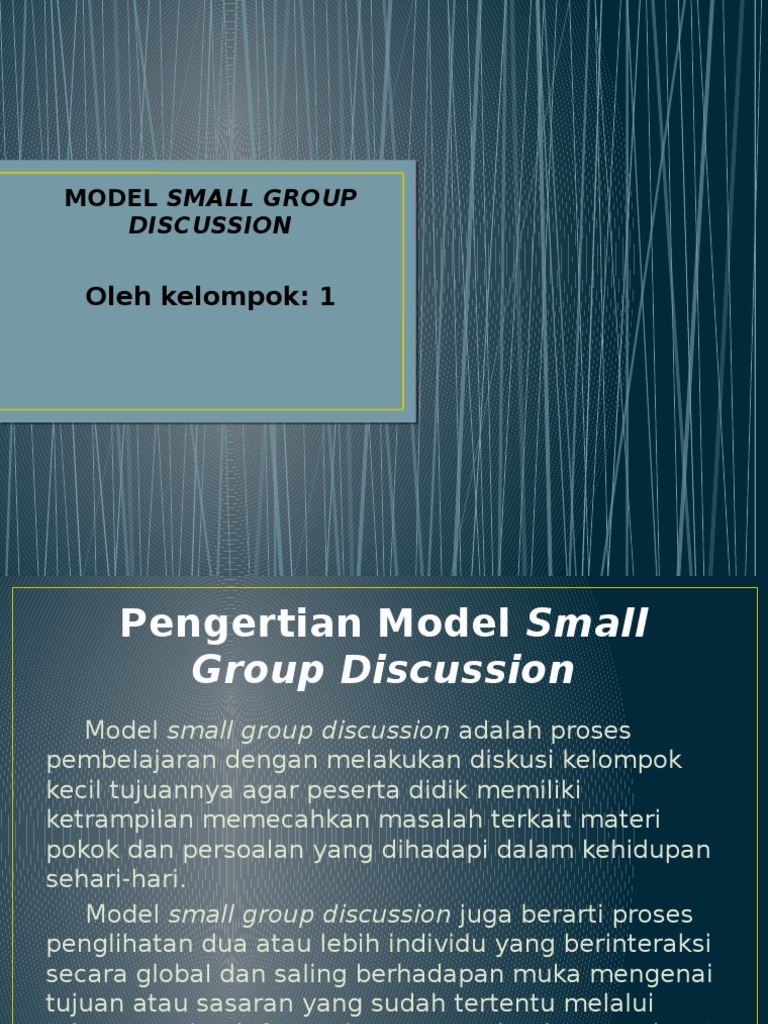 Model Small Group Discussion | PDF