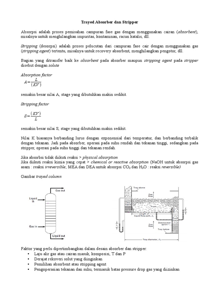 Absorber Stripper | PDF