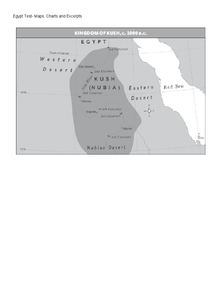 Egypttest Mapchartsandexcerpts | PDF