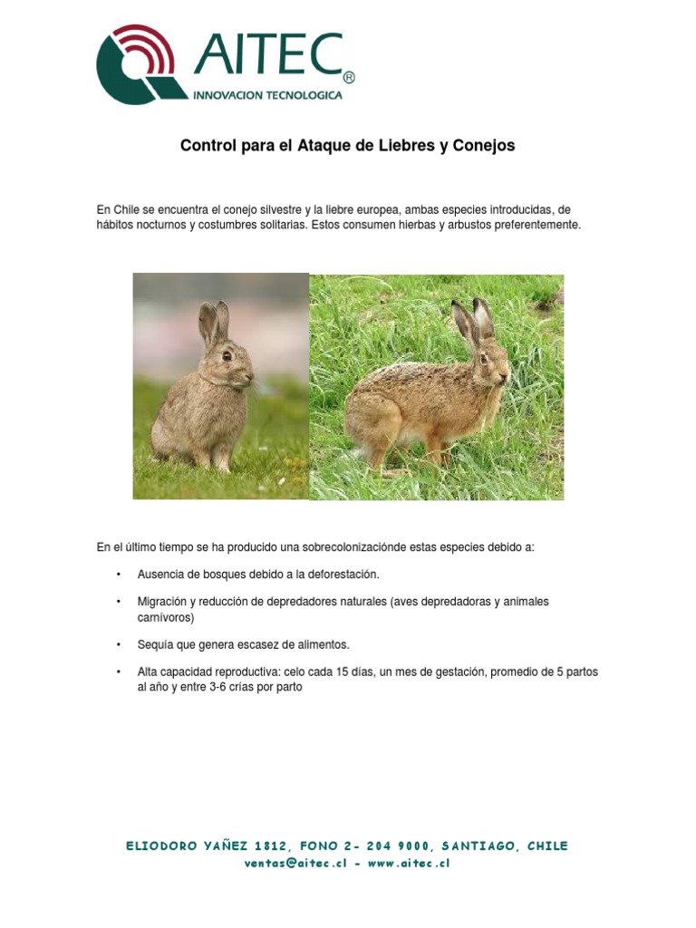Control Conejos | PDF | Agricultura | Electricidad