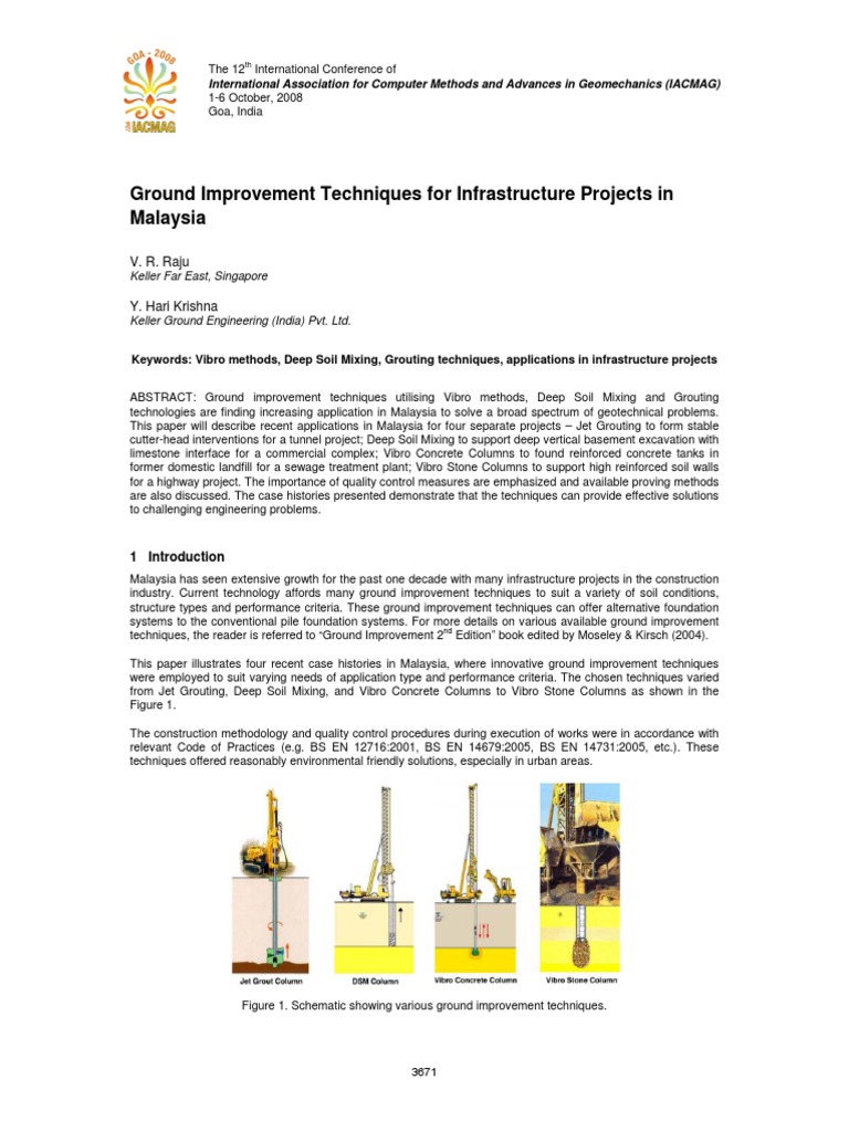 Ground Improvement Techniques In Malaysia Pdf Pdf