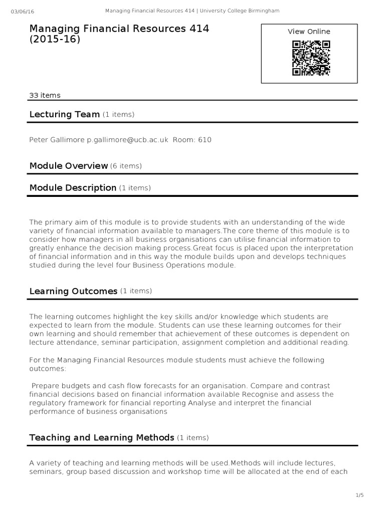 MFRD Guidelines | PDF | Lecture | Financial Accounting