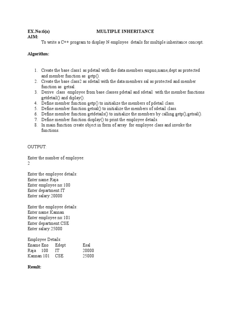 EX5,6,7 | PDF | Inheritance (Object Oriented Programming) | C++