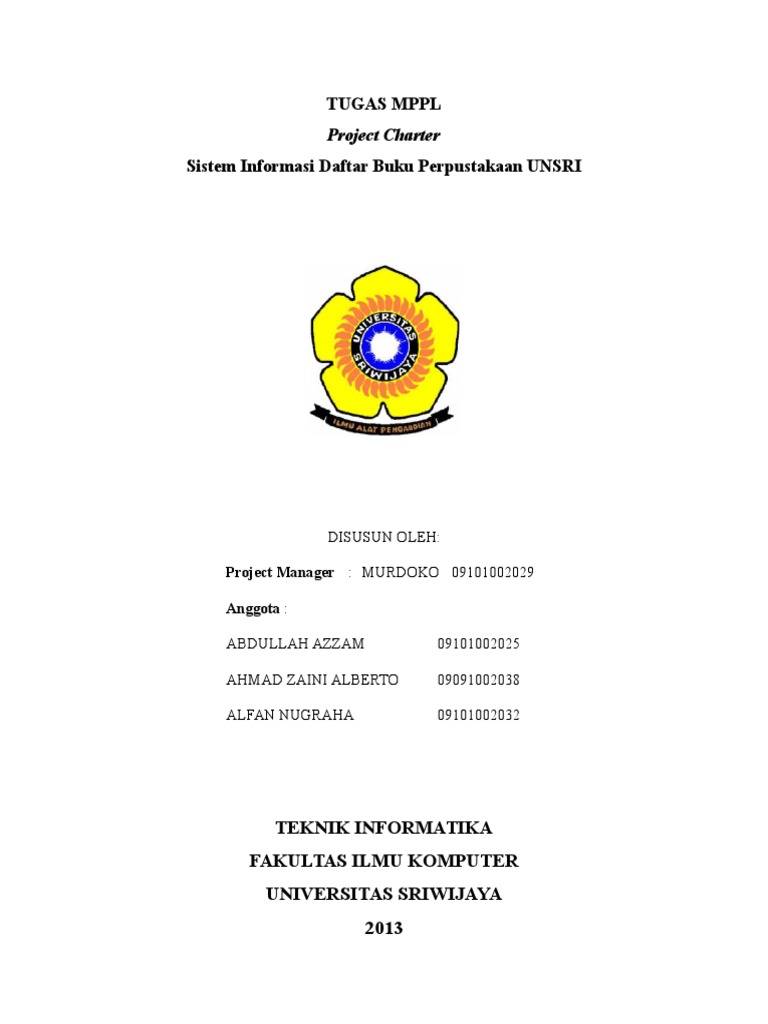 Sistem Informasi Buku UNSRI | PDF