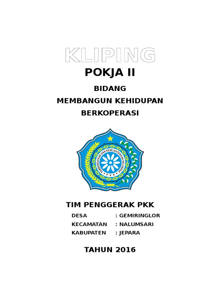 Kliping PKK Pokja 2 | PDF