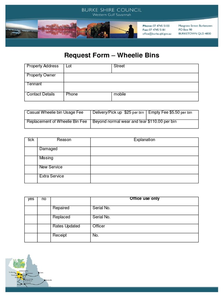 Depot - Wheelie Bin Request Form | PDF