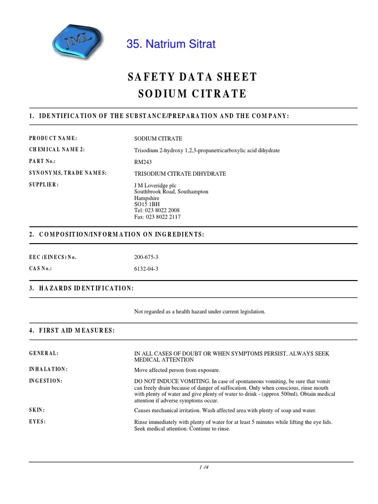 Natrium Sitrat | PDF | Carbon Dioxide | Carbon