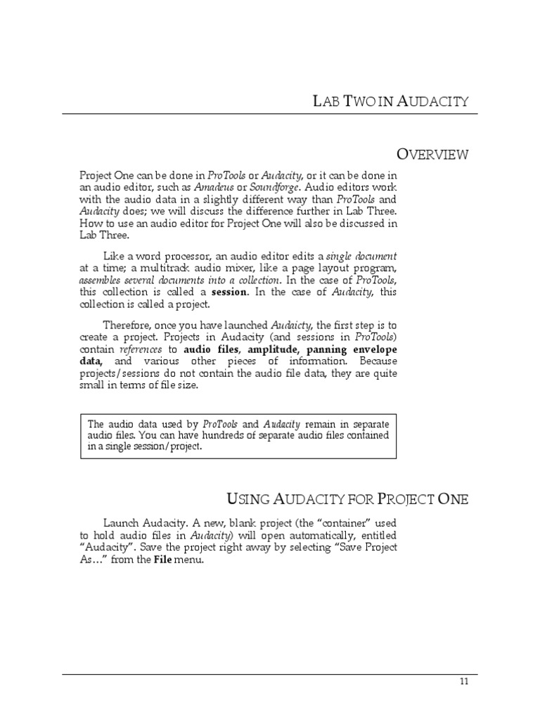 02alab2 Audacity PDF | PDF | System Software | Digital Technology