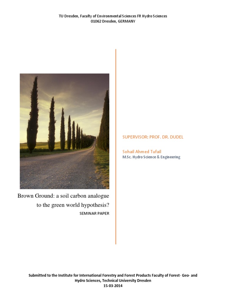 Green World Hypothesis (Ecology) | PDF | Food Web | Soil