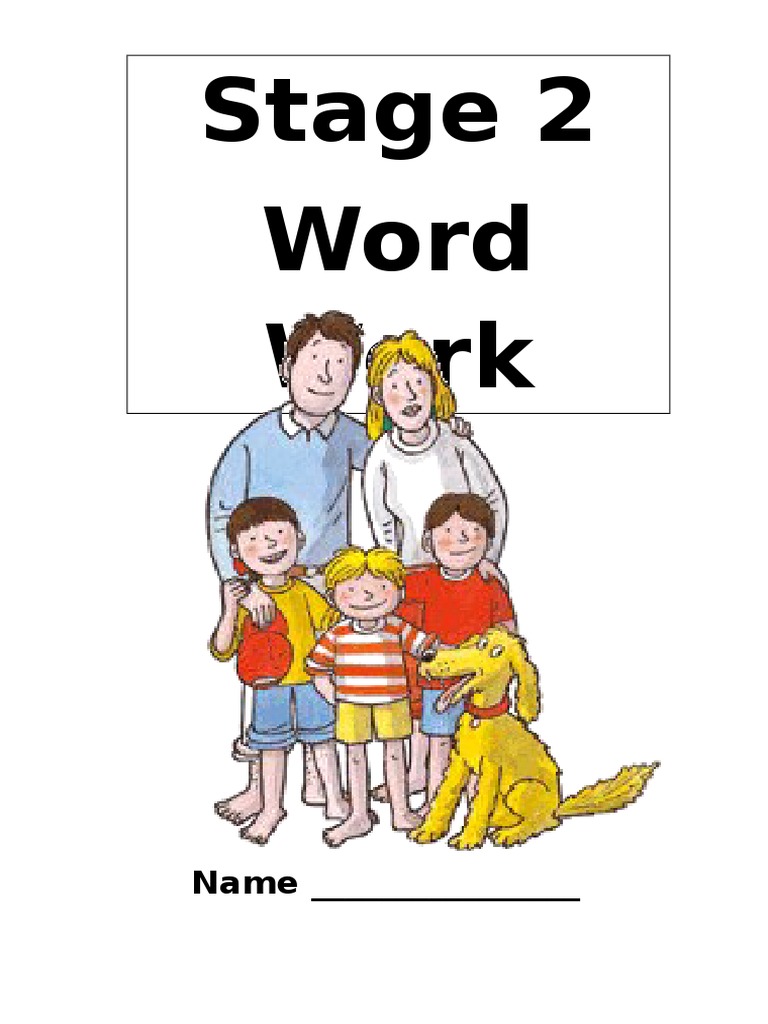 Stage 2 Word Work: Name | PDF