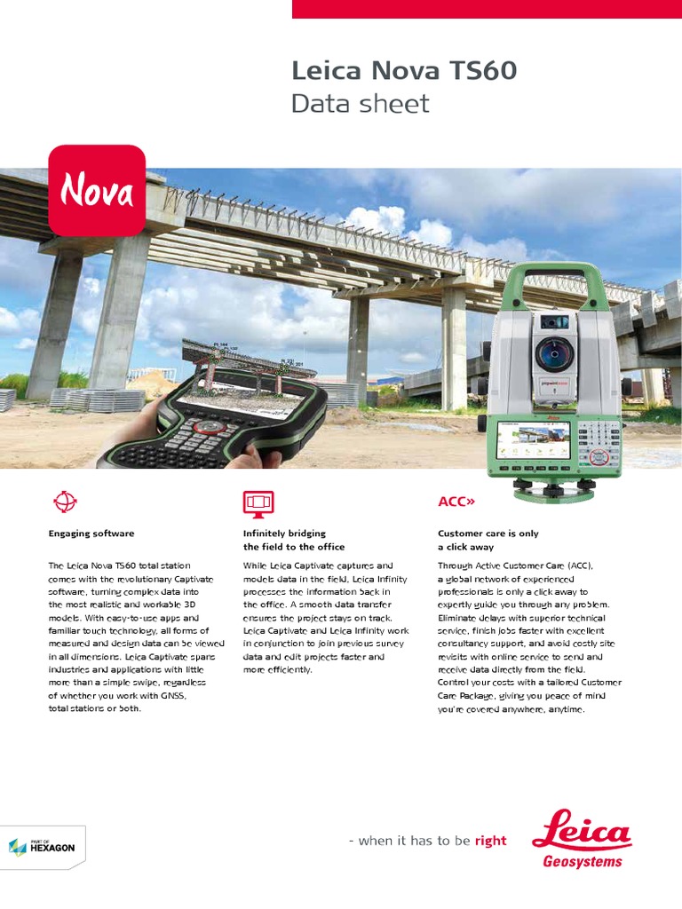 Leica Nova TS60 DS - en | PDF | Autofocus | Equipment