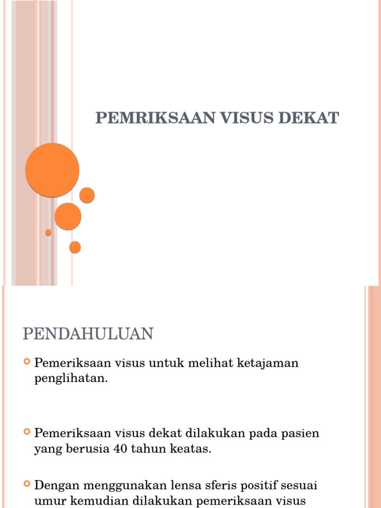 Pemeriksaan Visus Dekat untuk Usia 40+ | PDF
