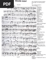 Walang Sugat Script | PDF