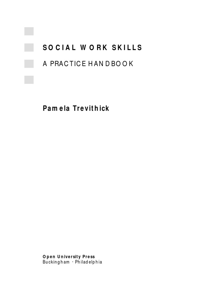 Social Work Skills - A Practice Handbooks | PDF | Social Work | Theory