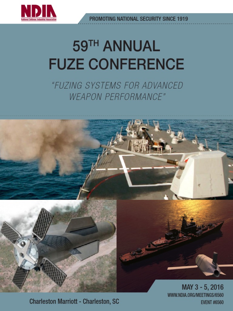 59th Annual Fuze Conference | PDF | Fuze | Armed Conflict