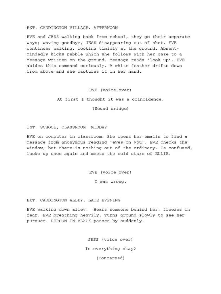 Teaser Trailer Script | PDF