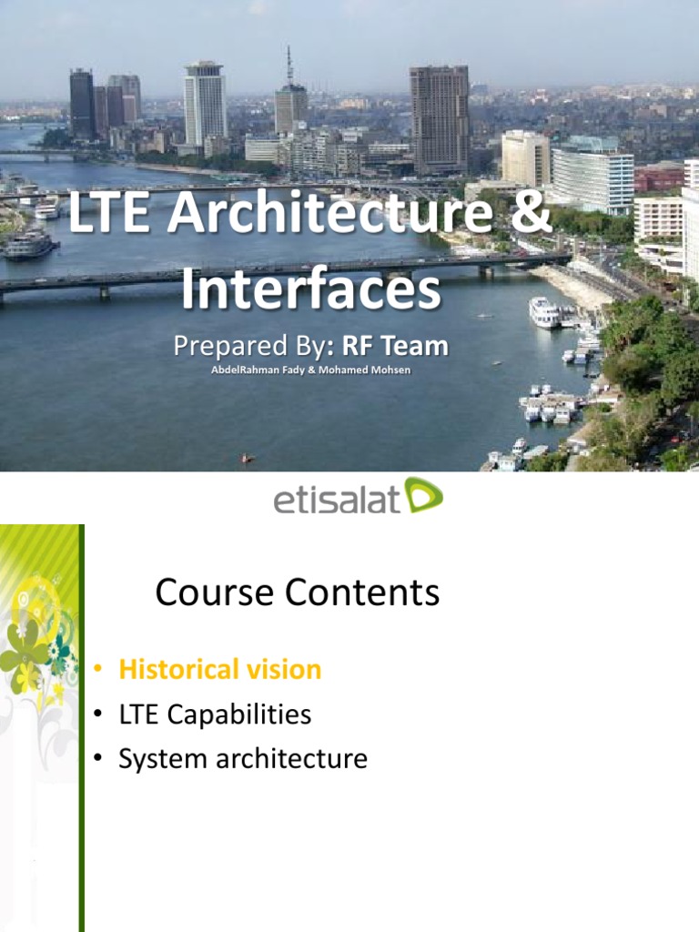 LTE Architecture and Interfaces - ORIGINAL | PDF | 3 G | Lte ...