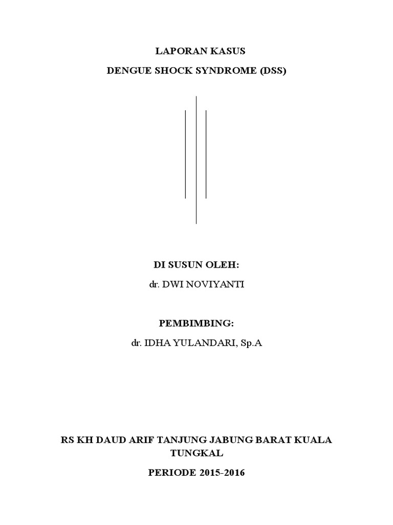 Laporan Kasus DSS pada Anak | PDF