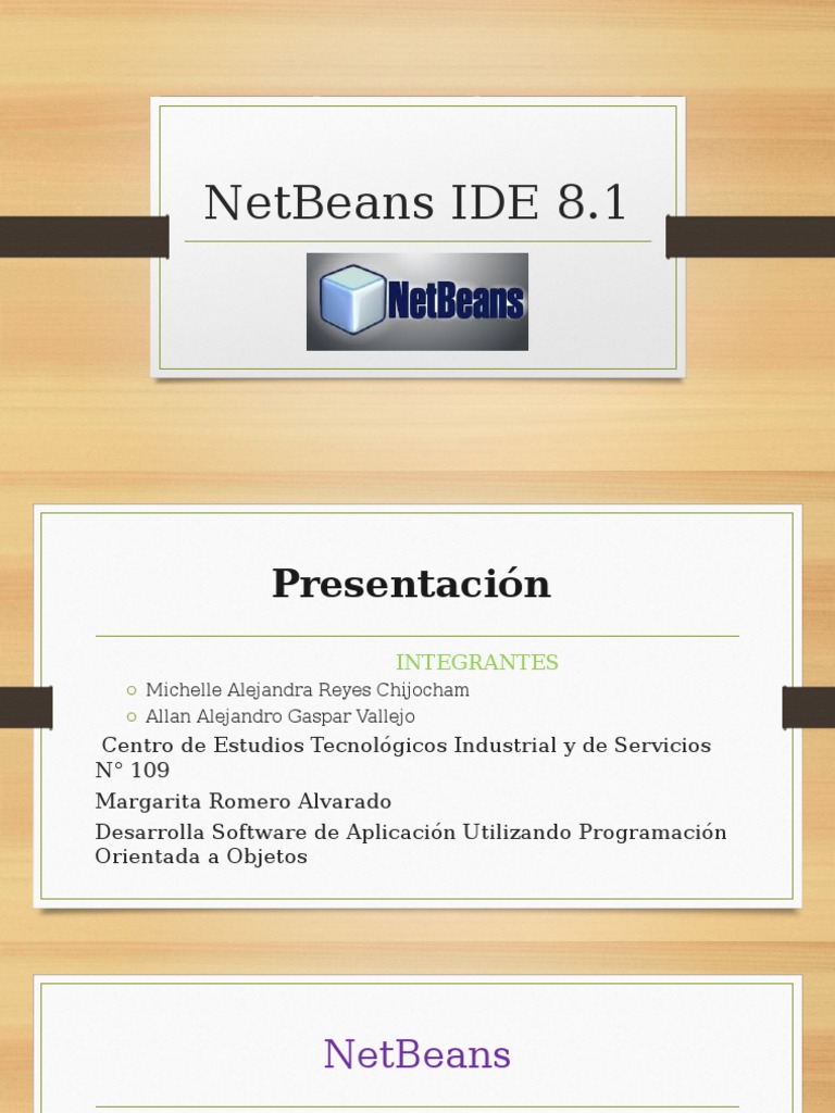 Guía de Uso de NetBeans IDE 8.1 | PDF | Frijoles Netos | Aplicaciones y ...