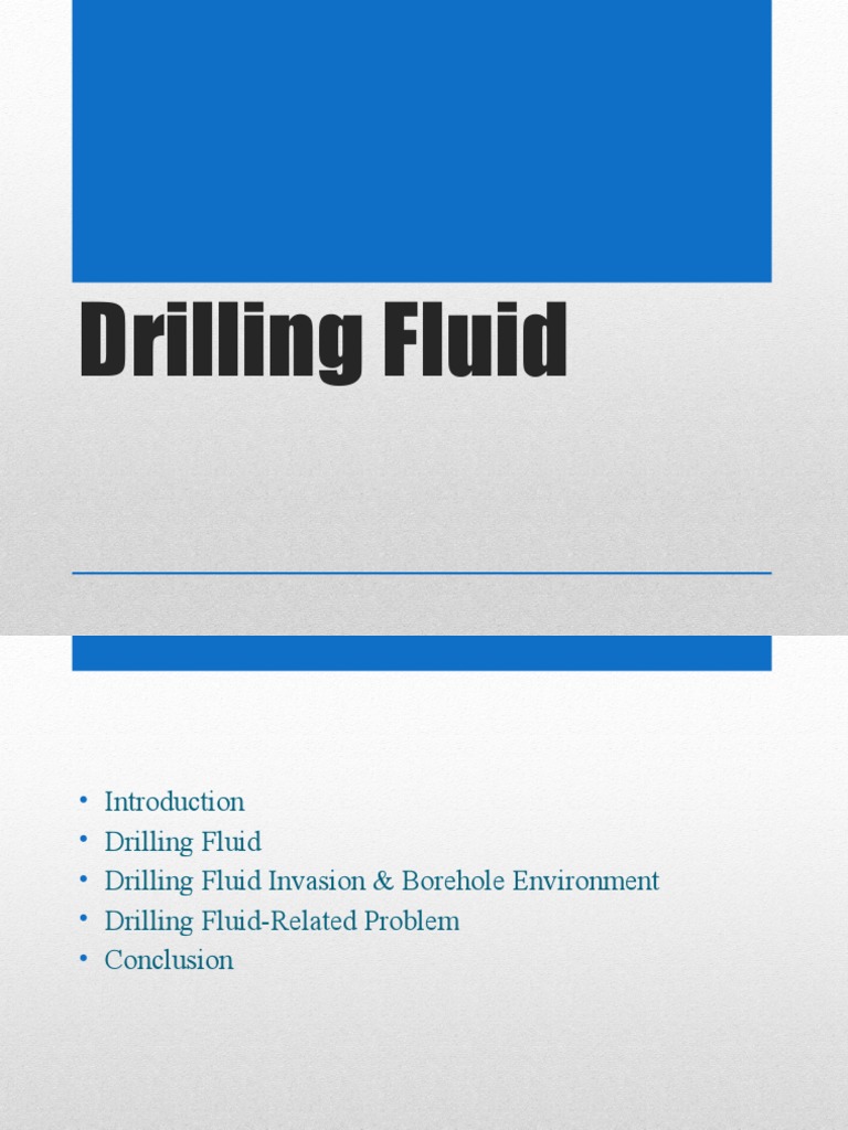 Drilling Fluid | PDF | Oil Well | Geotechnical Engineering