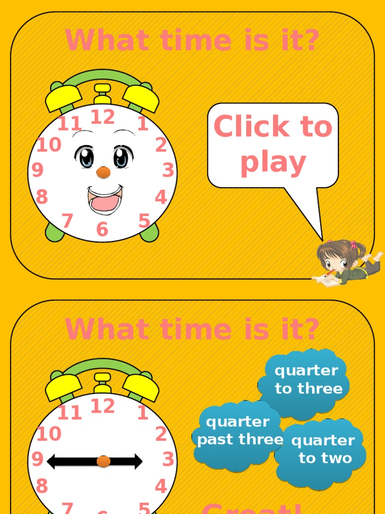Time-Telling Practice Exercises | PDF