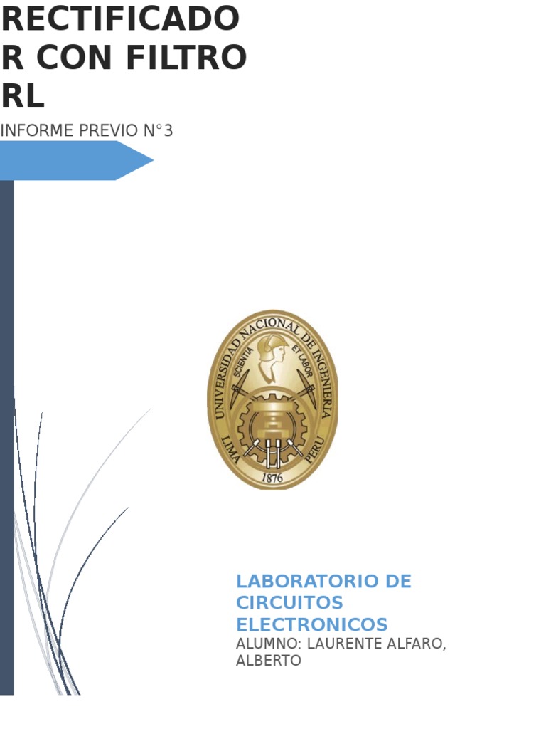 Filtros LC | PDF | Rectificador | Inductor