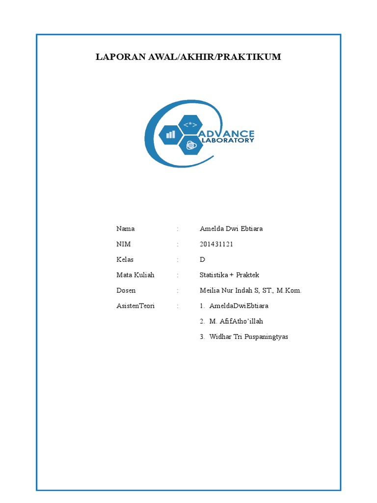 Format Laporan Laboratorium Lanjut | PDF